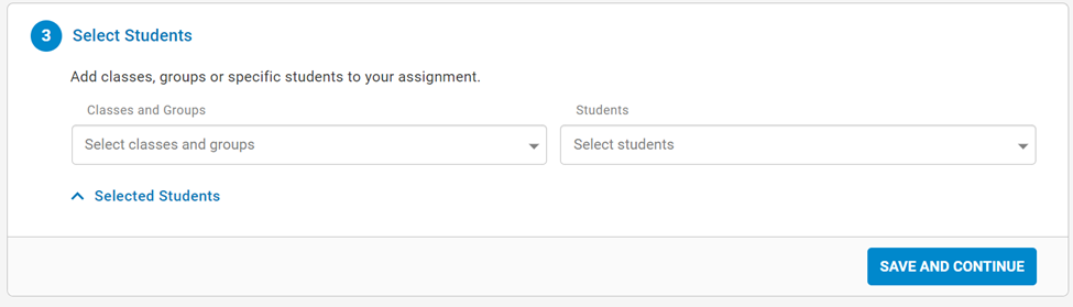 Assignment Center Classic